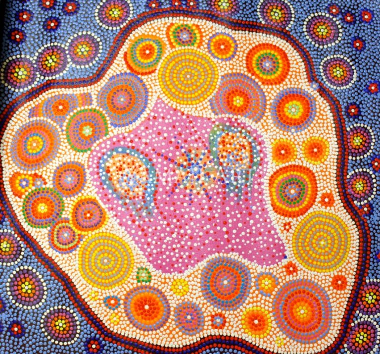 Leaving Badimaya Country | Yamaji Art